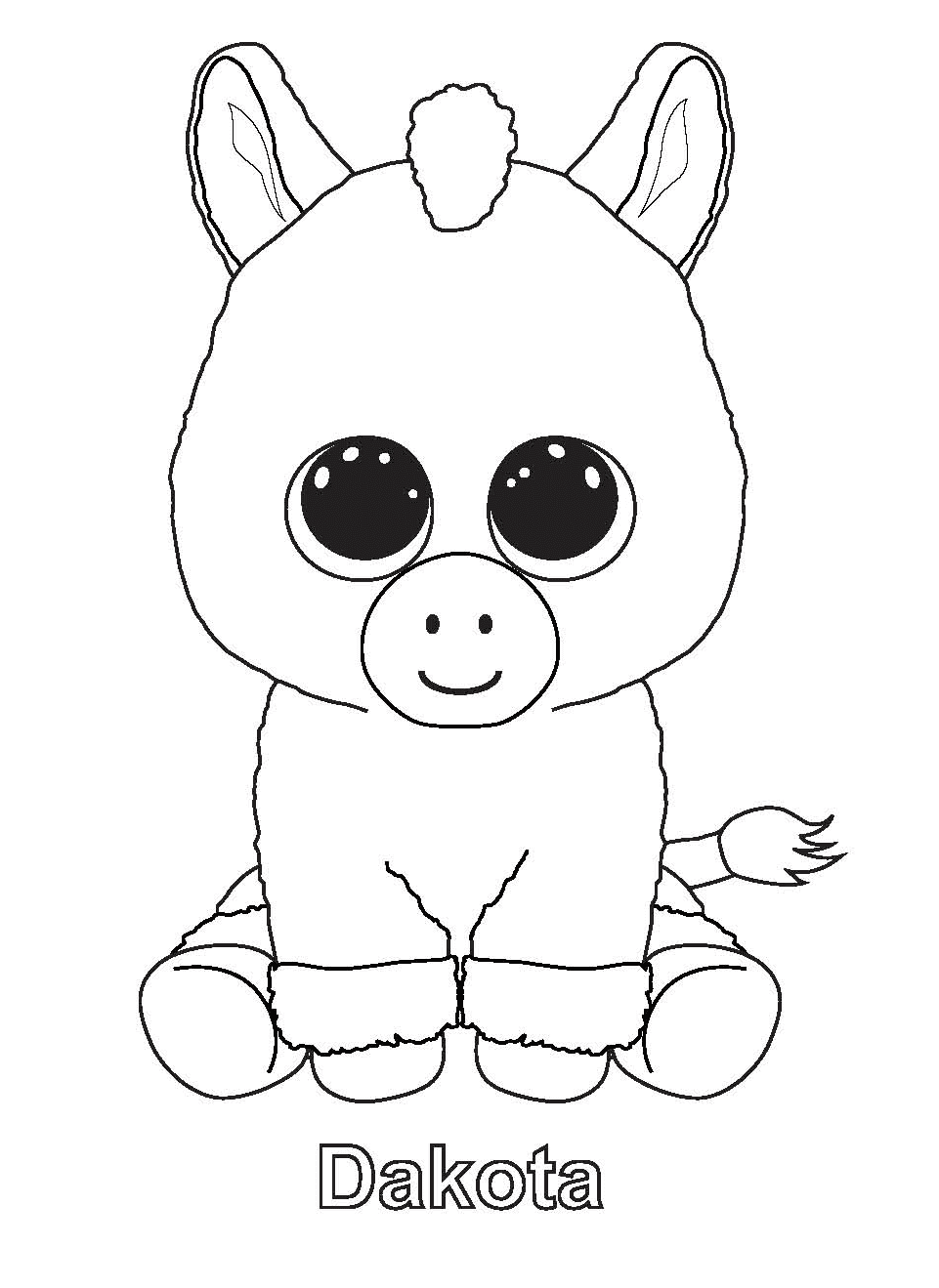 Beanie Boos Para Colorear Y Pintar Imágenes Para Dibujar Gratis